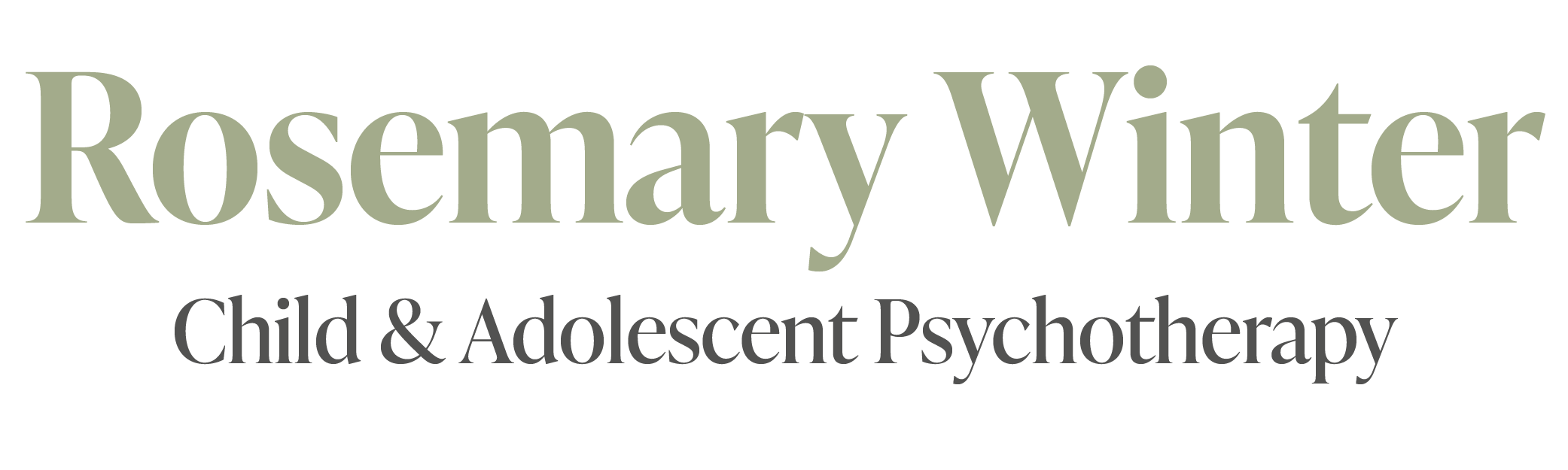 Rosemary Winter | Child Psychotherapist | Psychotherapy Services