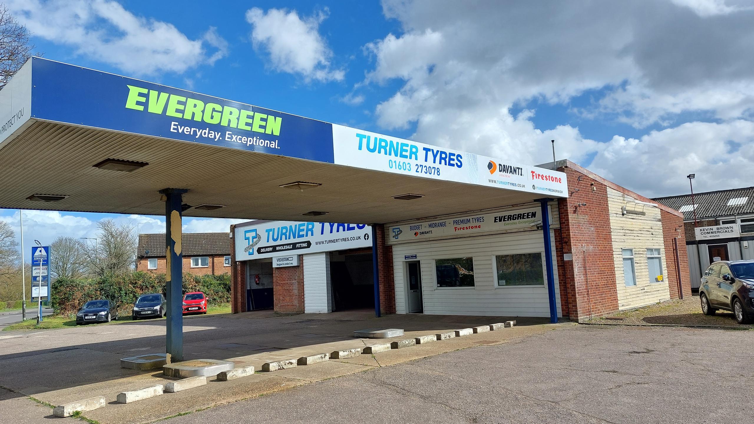 The canopy signage is now up and looking great.