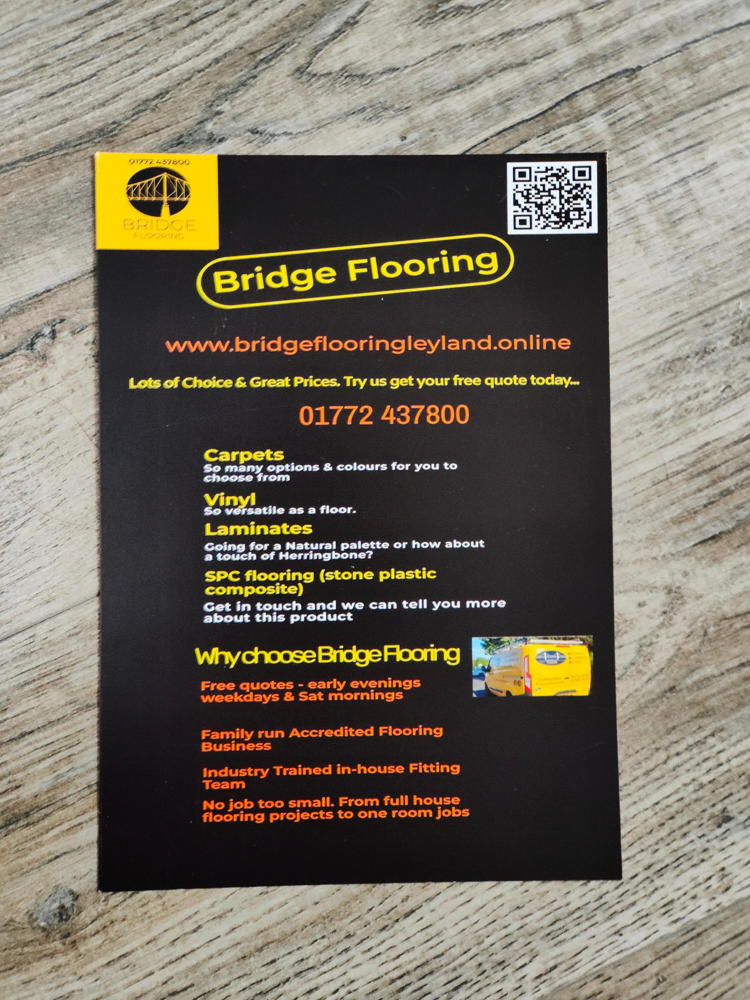 Bridge Flooring Leyland Flooring Services across Lancashire