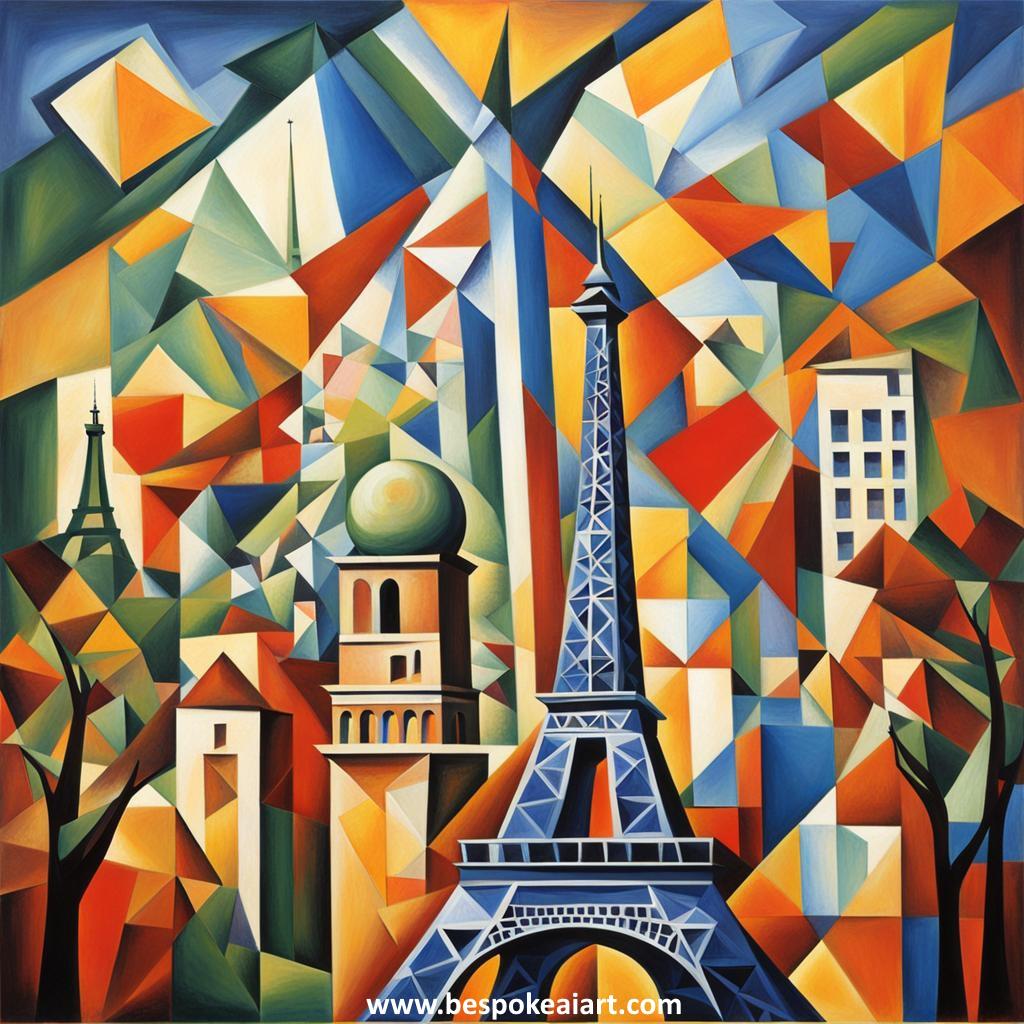 When famous landmarks meet AI Art