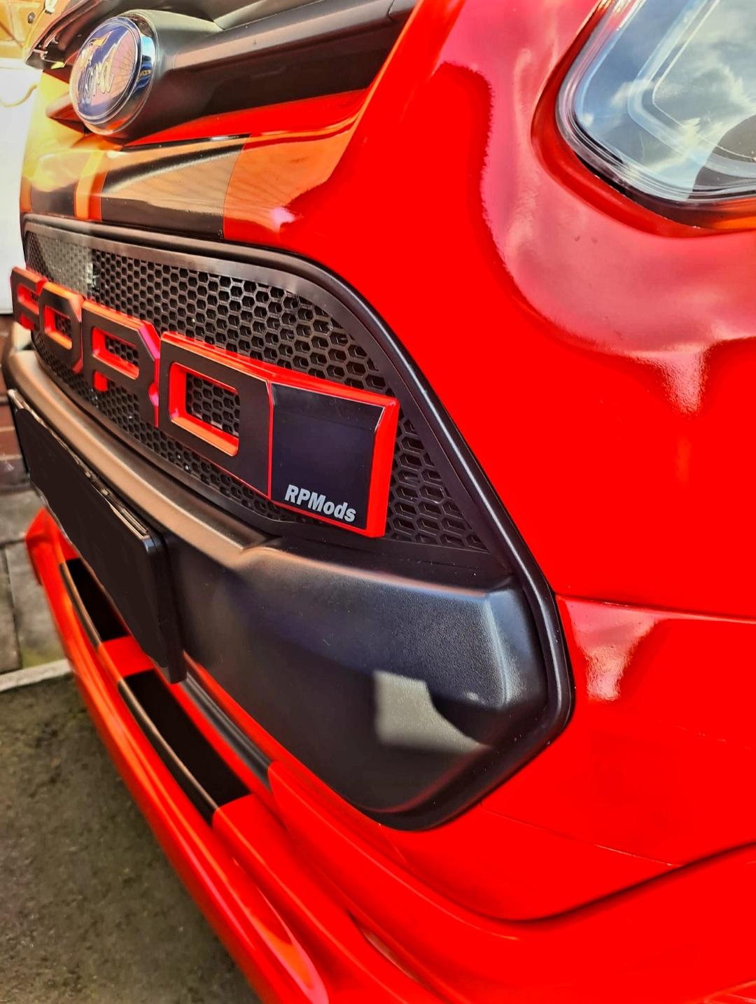 RPMods Custom Grille (Red edge Letters)